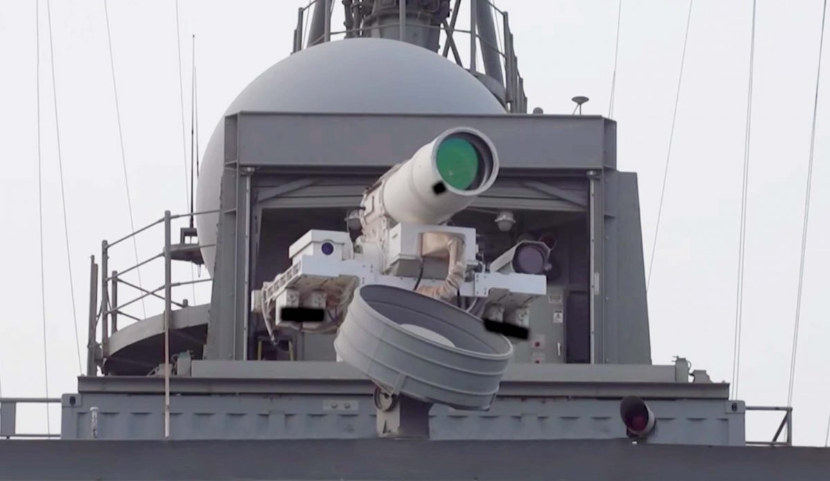 เครื่องยิงเลเซอร์มาแล้ว! กองทัพเรือสหรัฐฯ ทดสอบ ‘LaWS’ อาวุธเลเซอร์ ...