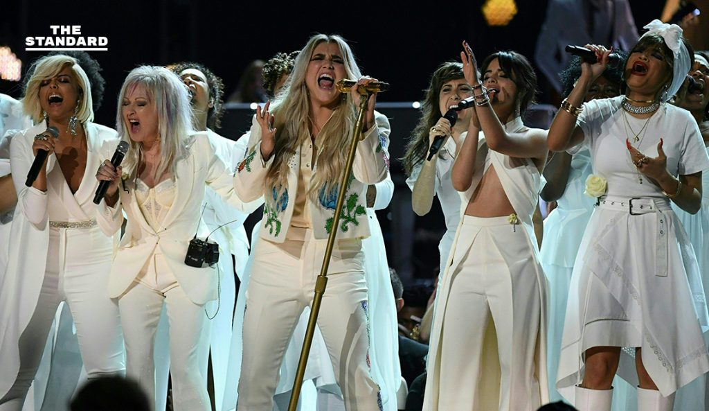 Time’s Up ครองเวที Grammy Awards ครั้งที่ 60 เมื่อเหล่าศิลปินมาพร้อมดอก ...