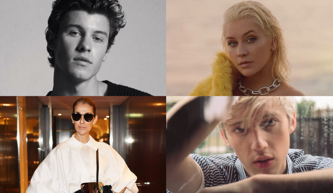 Troye Sivan, Shawn Mendes, Céline Dion และ Christina Aguilera ปล่อย ...