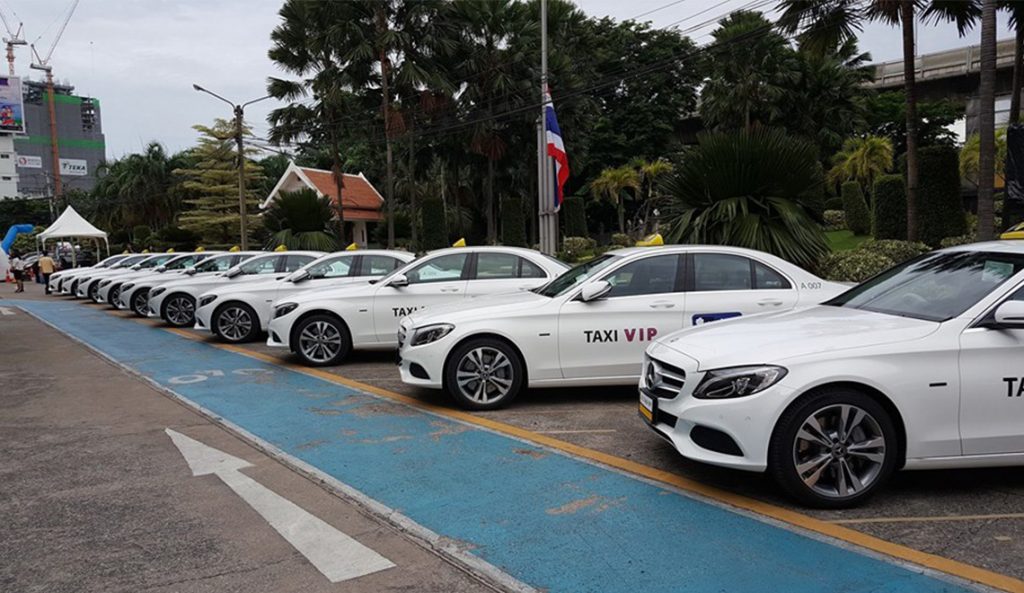 เปิดตัว TAXI VIP ล็อตแรก ใช้ Mercedes-Benz รุ่น C350e Avantgarde เริ่ม ...