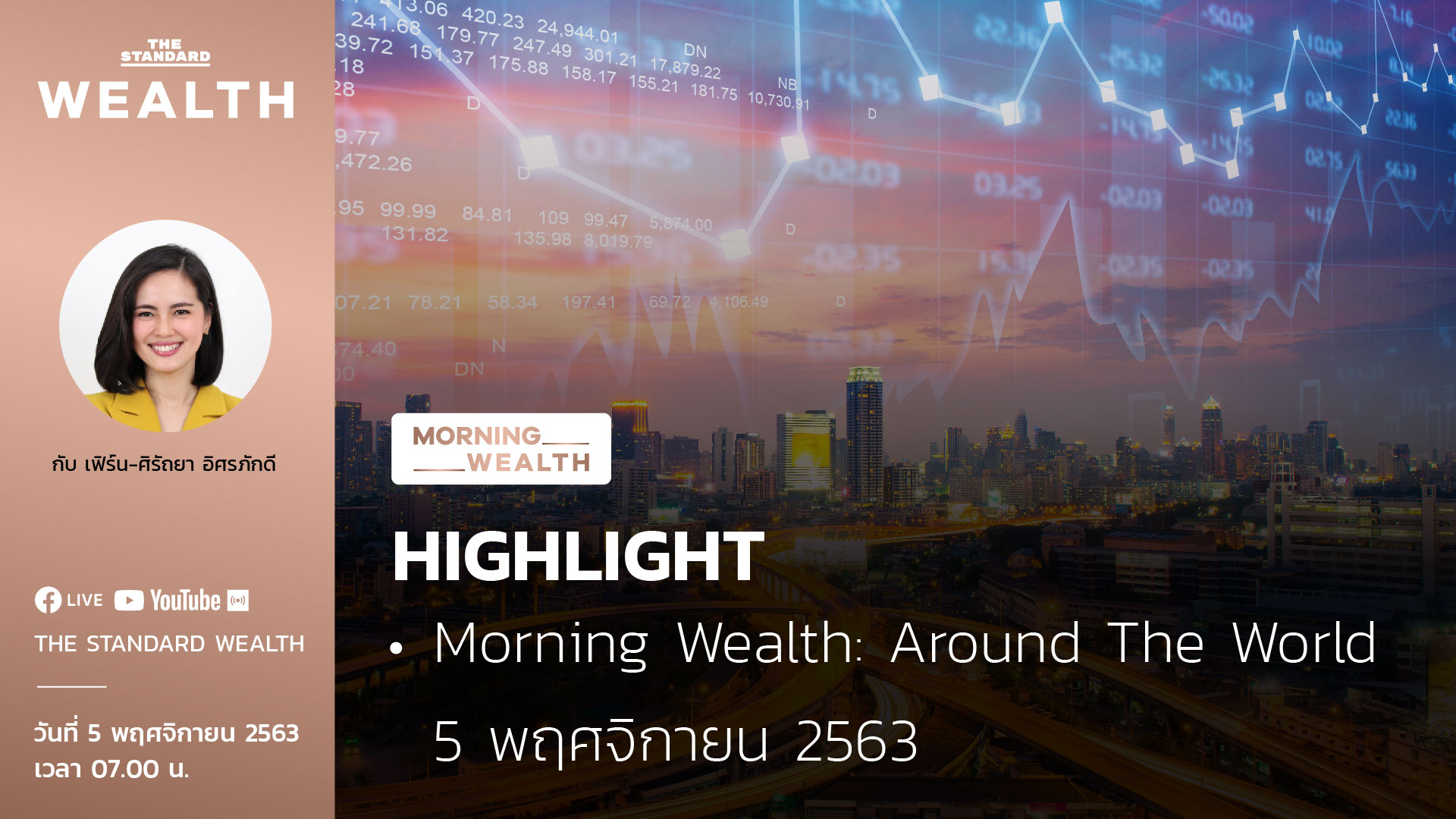 ชมคลิป: Morning Wealth: Around The World 5 พฤศจิกายน 2563 – THE STANDARD