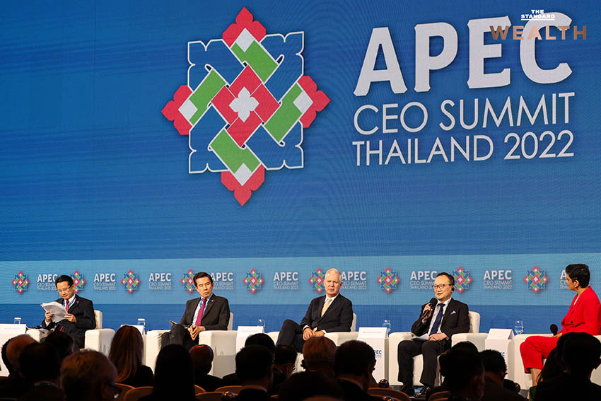 ประมวลภาพผู้นำนานาประเทศตบเท้าร่วมงาน APEC CEO Summit 2022