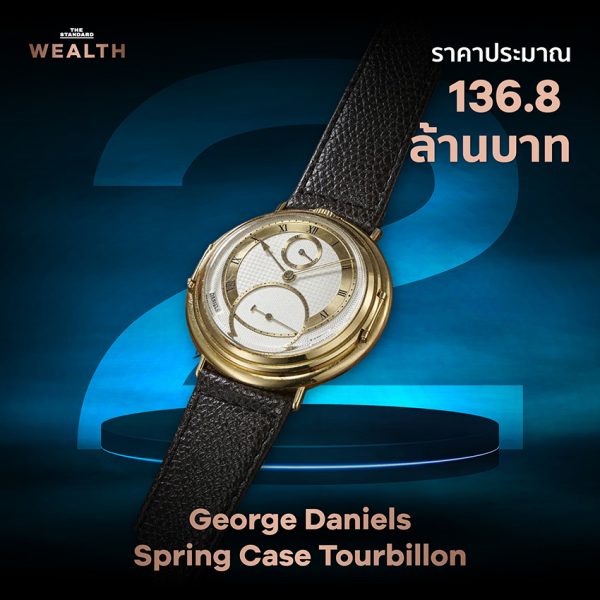 10 อันดับนาฬิการาคาสูงที่สุดจากการประมูลในปี 2022 – THE STANDARD