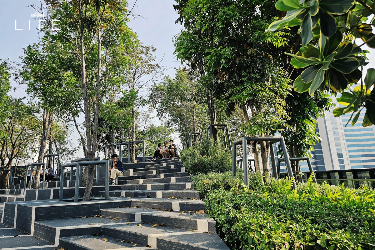 Sky Scape สวนสีเขียวลอยฟ้า แหล่งฮีลคนเมืองใจกลางสยาม