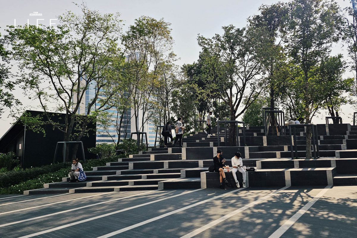 Sky Scape สวนสีเขียวลอยฟ้า แหล่งฮีลคนเมืองใจกลางสยาม
