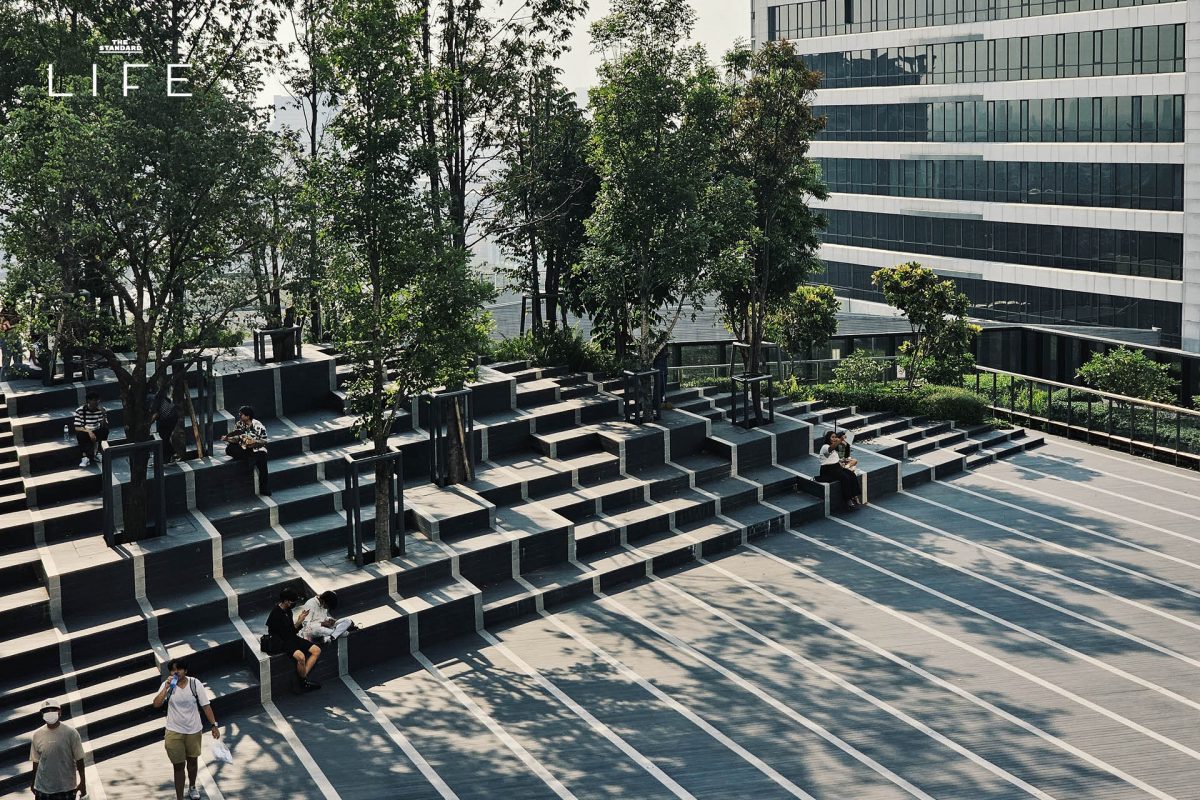 Sky Scape สวนสีเขียวลอยฟ้า แหล่งฮีลคนเมืองใจกลางสยาม