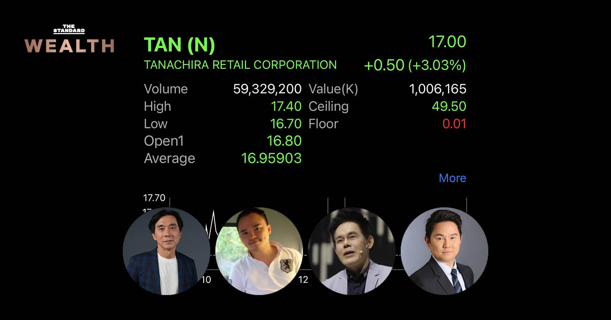 TAN เข้าเทรด SET วันแรกเปิดบวกเฉียด 2% พบนักลงทุนดังถือหุ้นใหญ่เพียบ
