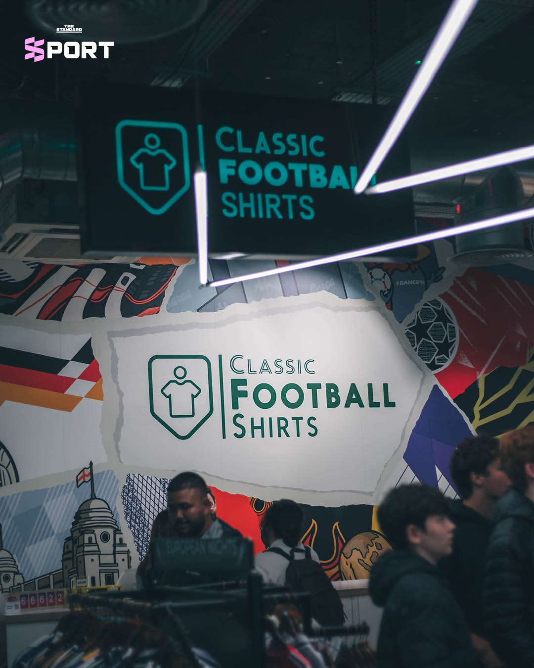 บรรยากาศร้าน Classic Football Shirts ในกรุงลอนดอน